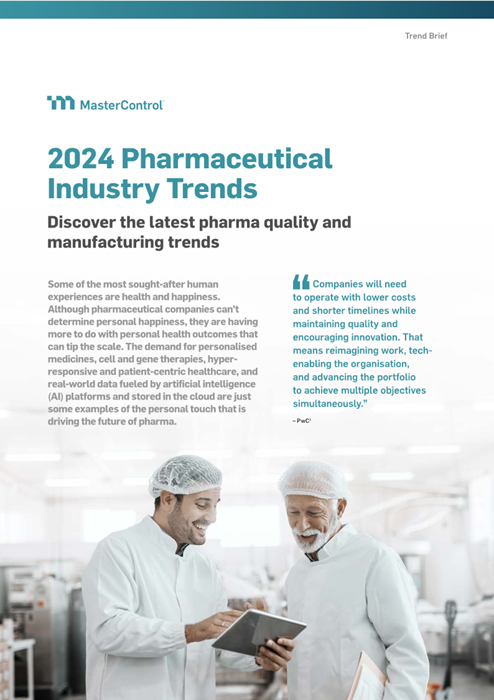2024 Pharma Industry Trends - Digital Quality Manufacturing