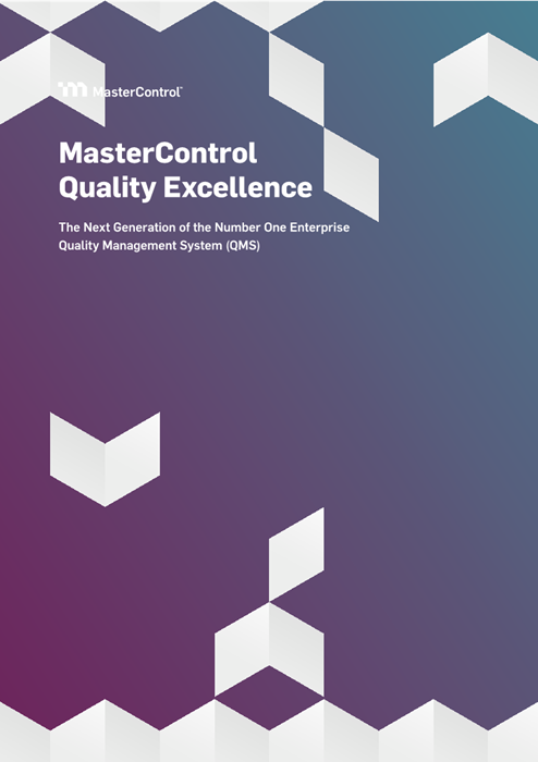 MasterControl Quality Excellence