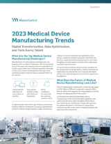 Medtech Manufacturing Trends - Digitization - MasterControl