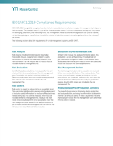ISO 14971 Compliance and Risk Management Solutions