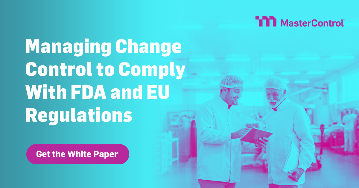 Digitizing Change Control in Quality Management - MasterControl