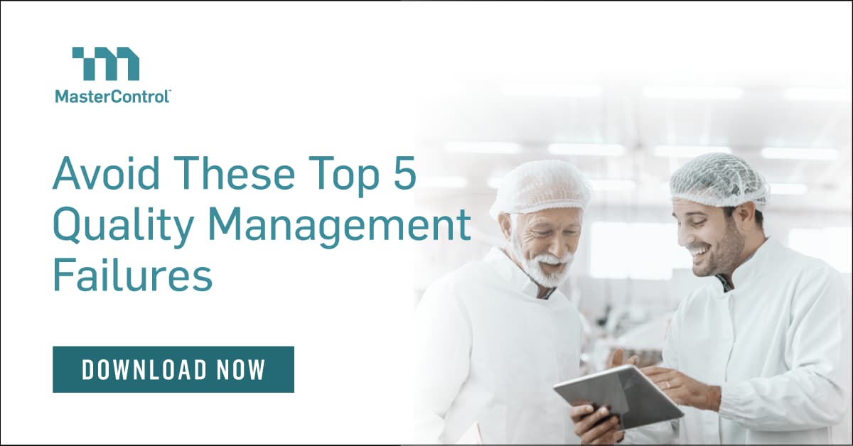 Examples of Quality Management Failures - Industry Brief