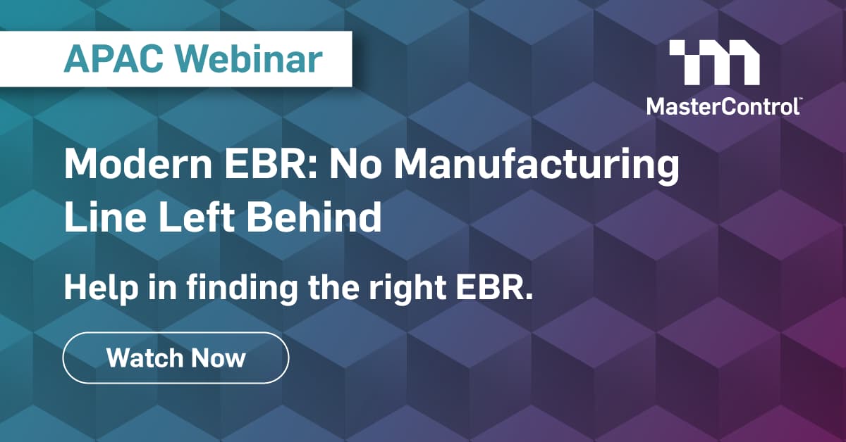 Modern EBR - No Manufacturing Line Left Behind