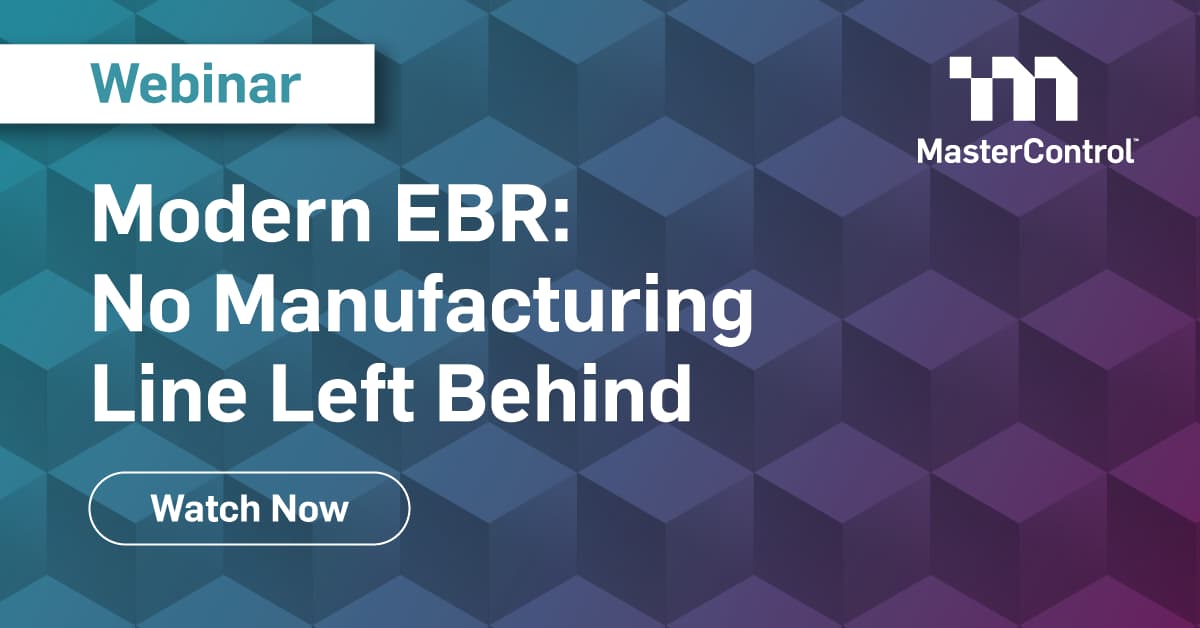 Webinar - Digitizing Manufacturing Lines with Modern EBR
