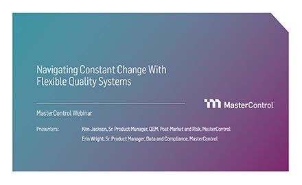 Quality Assurance Inspections | MasterControl